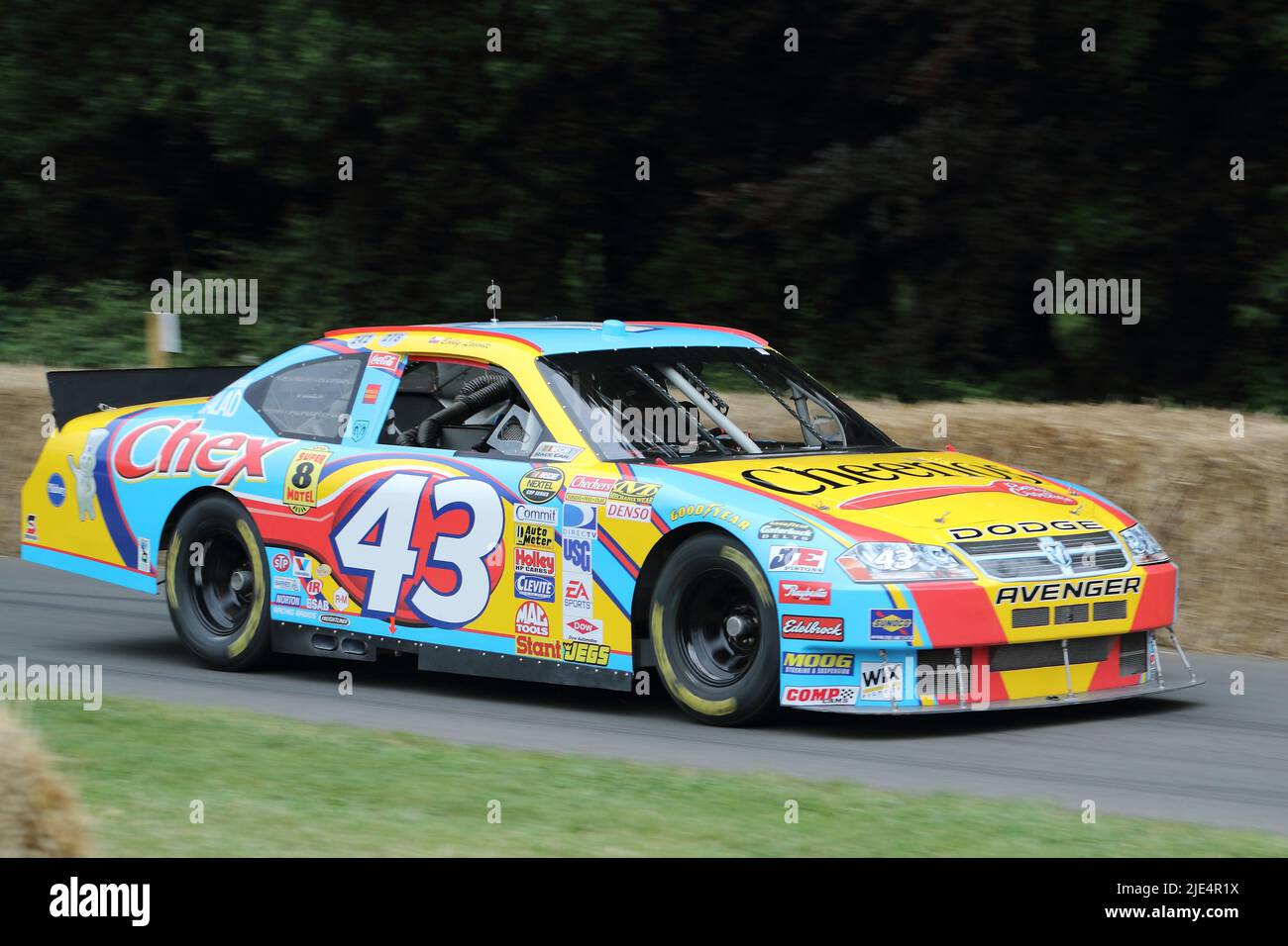 Dodge Avenger American NASCAR muscle car at the Festival of Speed 2022 ...