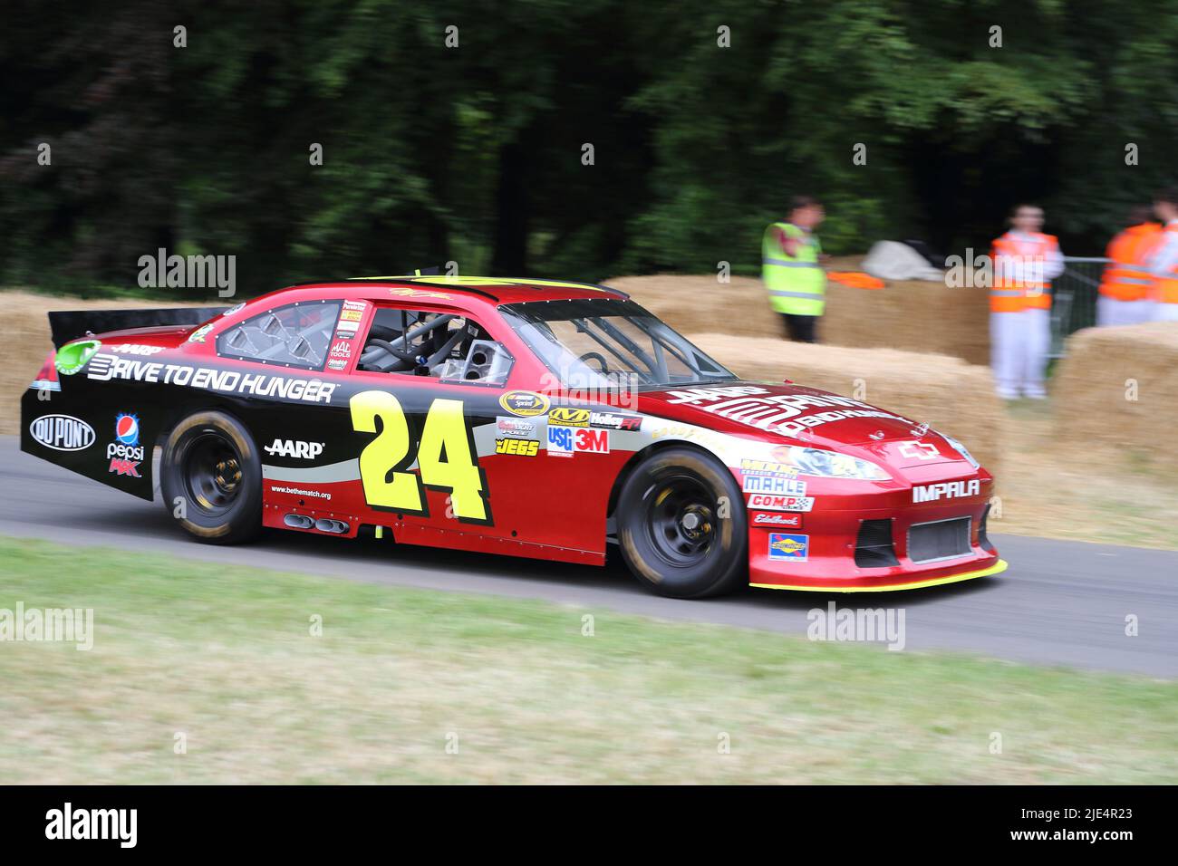 Chevrolet Impala American NASCAR muscle car at the Festival of Speed ...