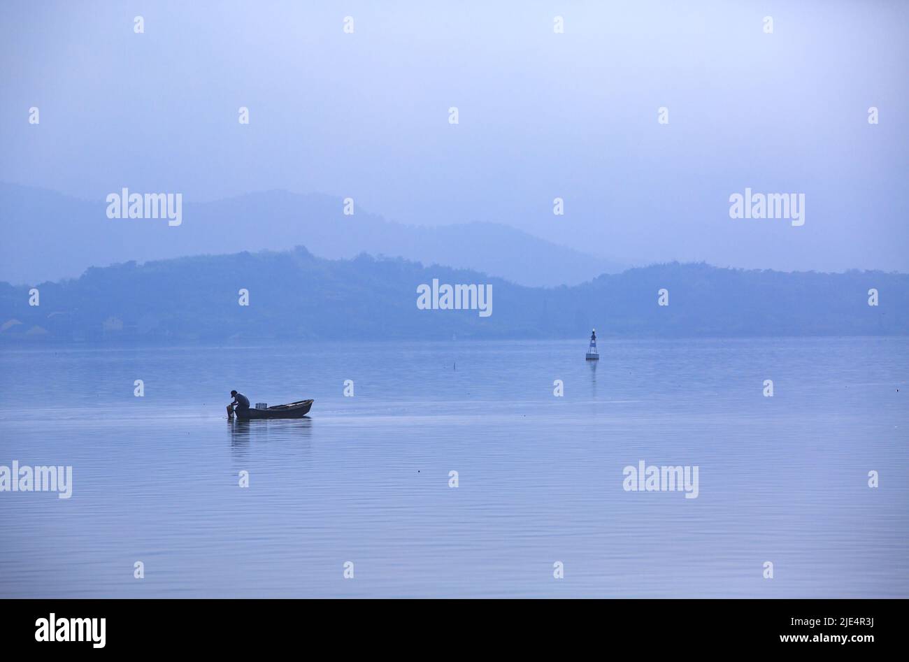 Zhejiang ningbo dongqian lake tourism scenic area landscape Stock Photo ...