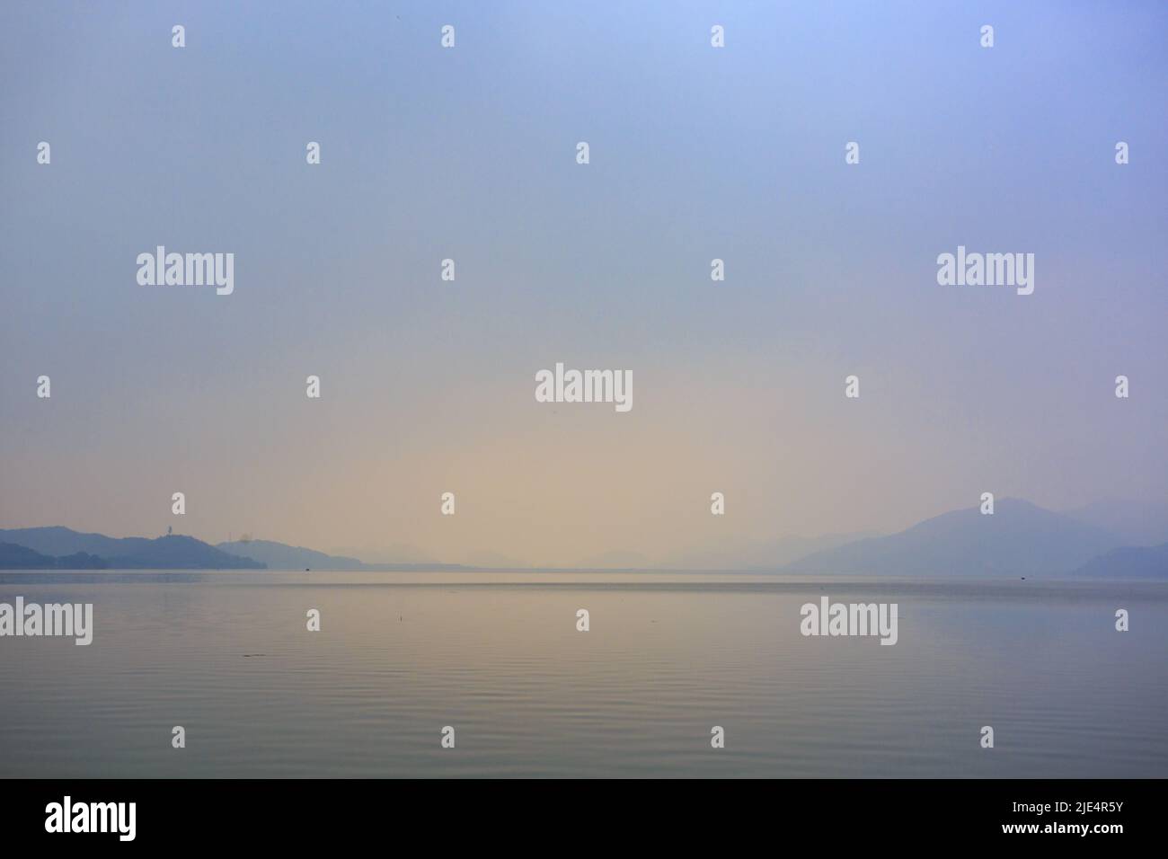 Zhejiang ningbo dongqian lake tourism scenic area landscape Stock Photo ...