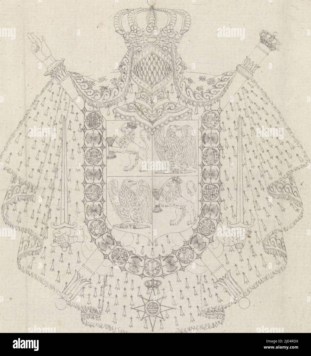 Shield two sceptres hi-res stock photography and images - Alamy