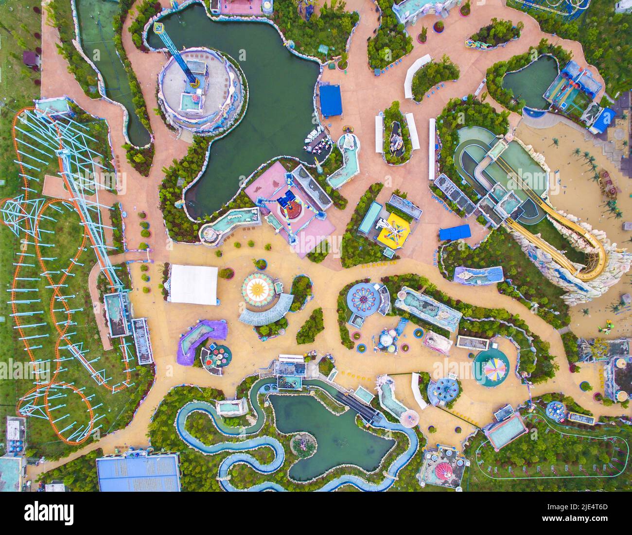 Hangzhou bay hot spring world Stock Photo - Alamy