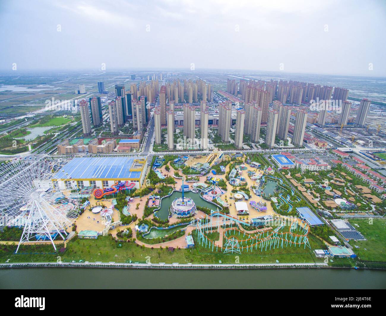 Hangzhou bay hot spring world Stock Photo - Alamy