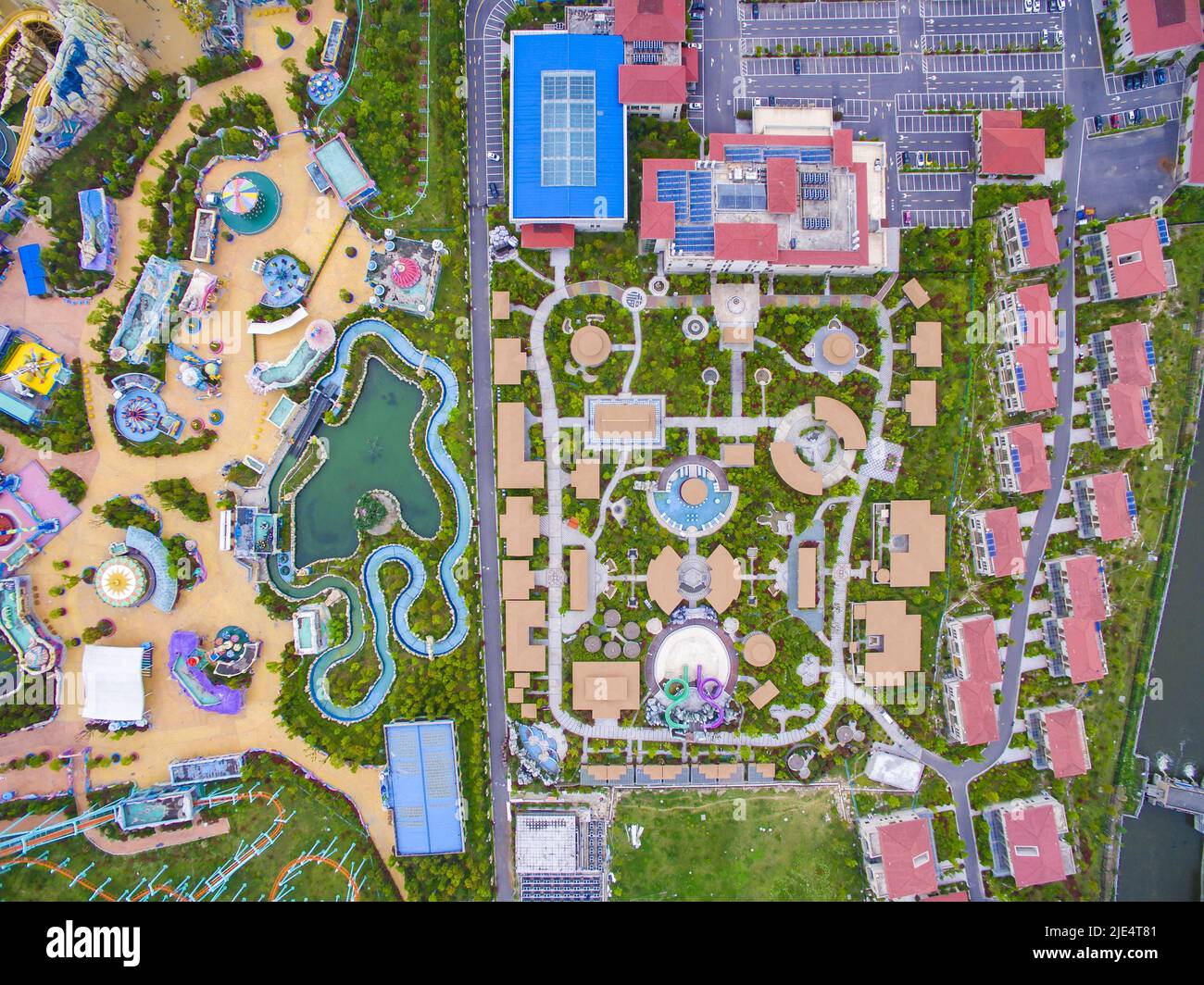 Hangzhou bay hot spring world Stock Photo - Alamy