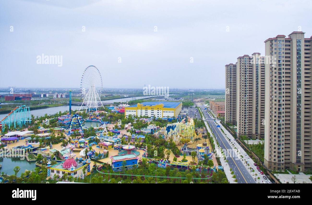 Hangzhou bay hot spring world Stock Photo - Alamy