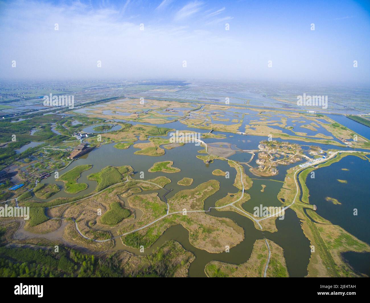Hangzhou bay wetland park hi-res stock photography and images - Alamy
