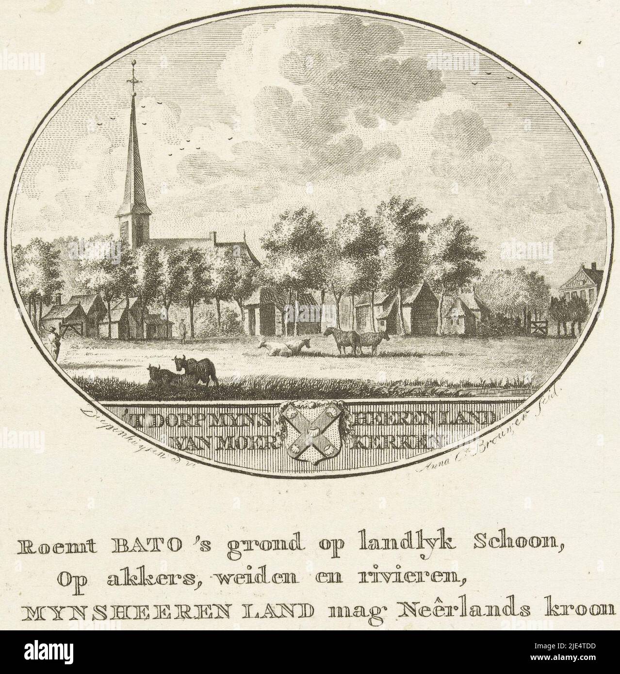 Village mijnsheerenland t dorp mynsheerenland van moerkerken hi-res ...