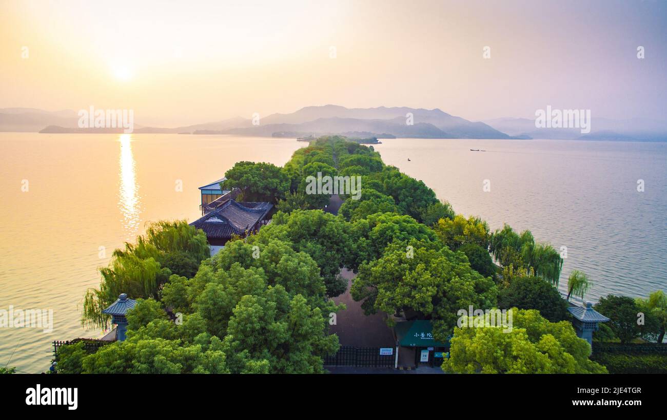 Zhejiang ningbo dongqian lake putuo tourism scenic area Stock Photo - Alamy
