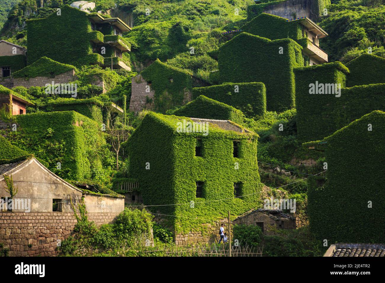 Zhejiang zhoushan shengsi its island no one village Stock Photo - Alamy