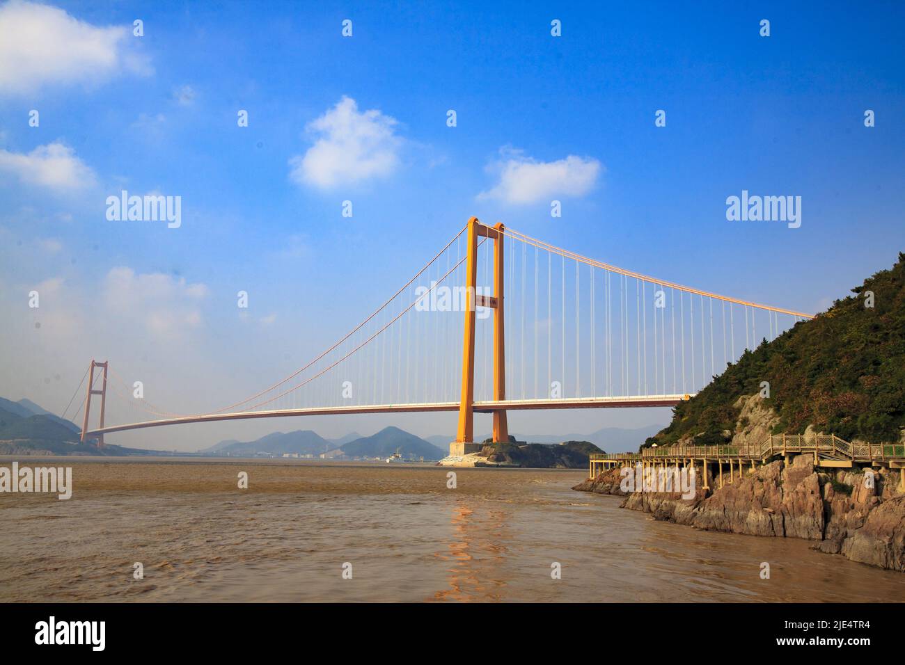 The shanxi Hou gate bridge Stock Photo - Alamy