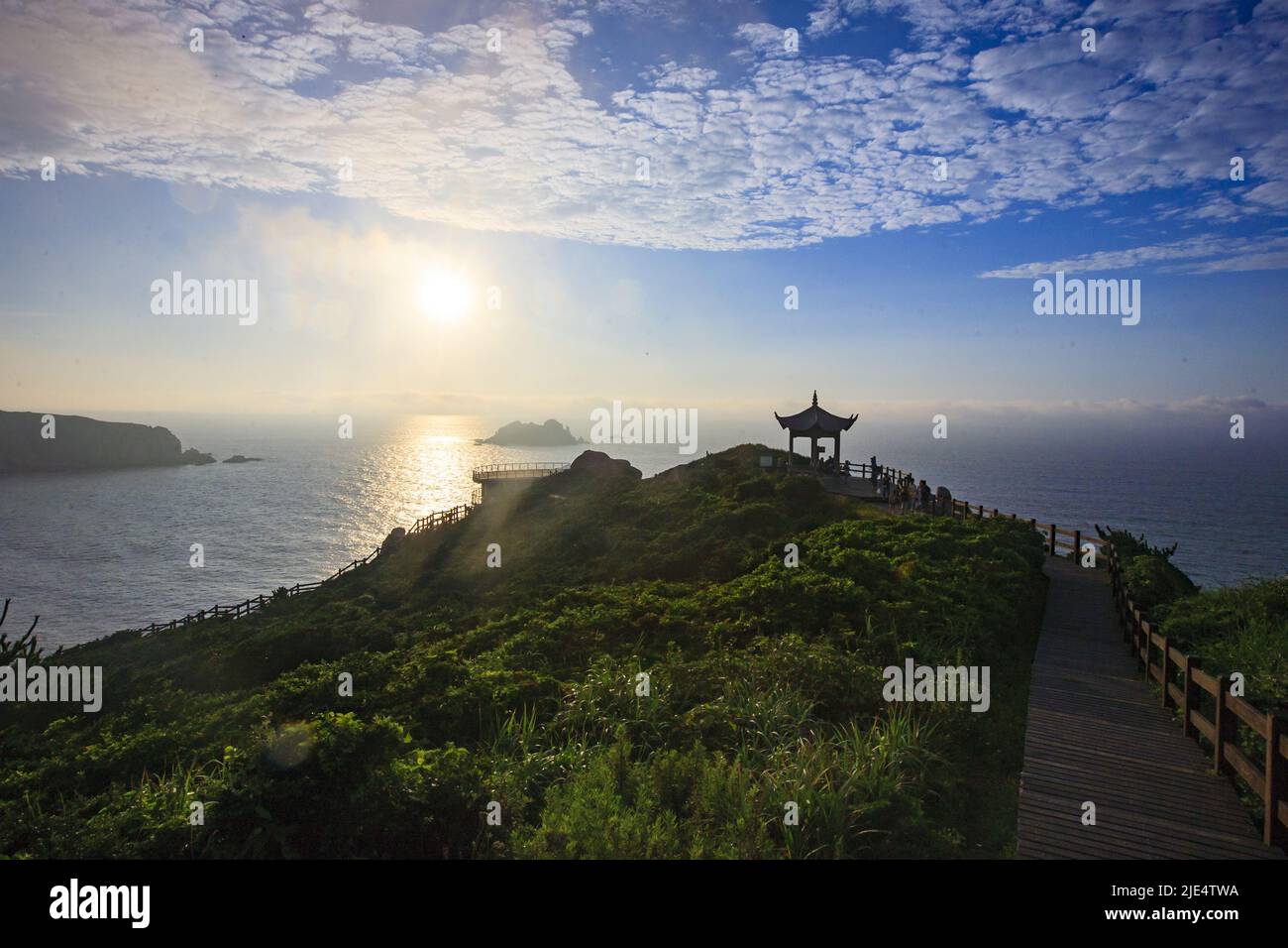 Zhejiang zhoushan shengsi Chinese wolfberry island island bay Stock ...