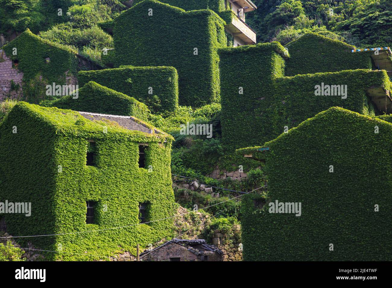 Zhejiang zhoushan shengsi its island no one village Stock Photo - Alamy