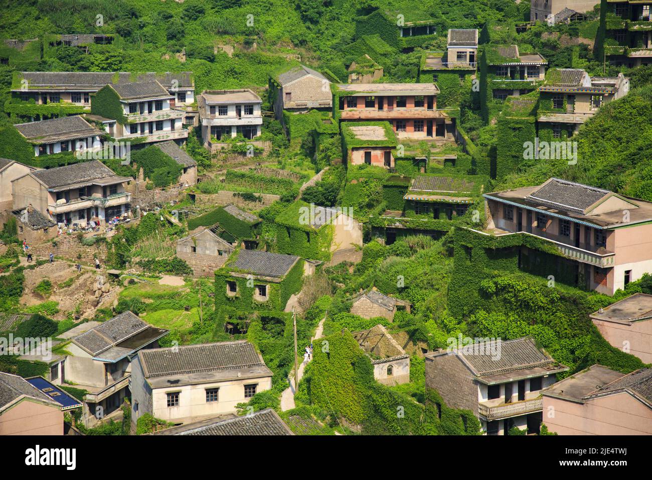 Zhejiang zhoushan shengsi its island no one village Stock Photo - Alamy