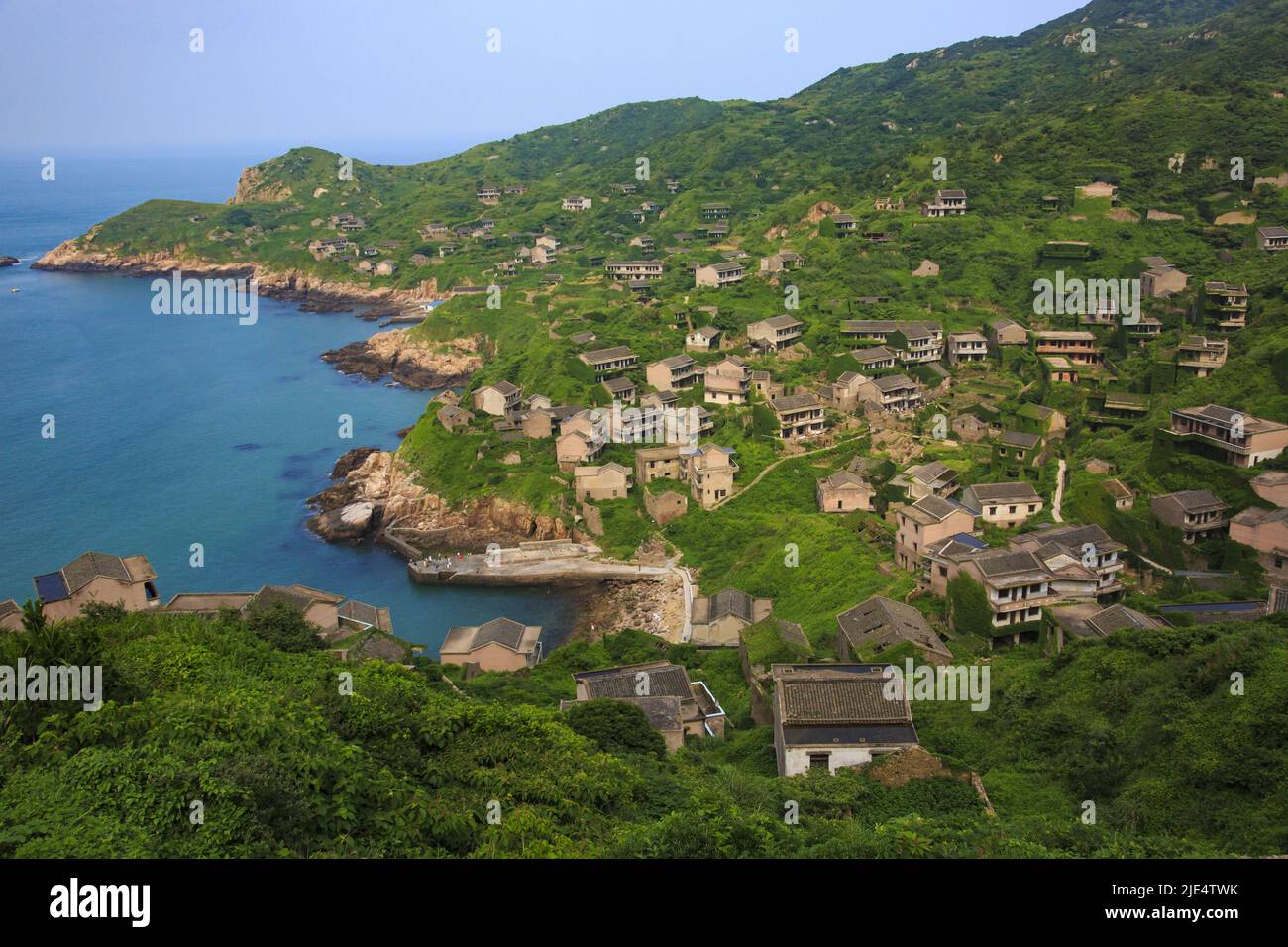 Zhejiang zhoushan shengsi its island no one village Stock Photo - Alamy