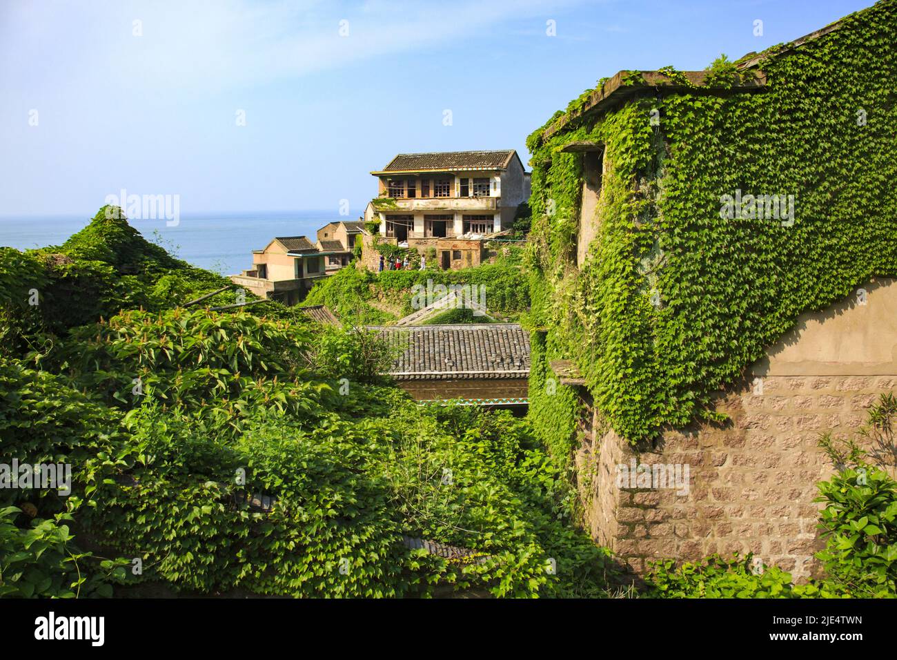 Zhejiang zhoushan shengsi its island no one village Stock Photo - Alamy