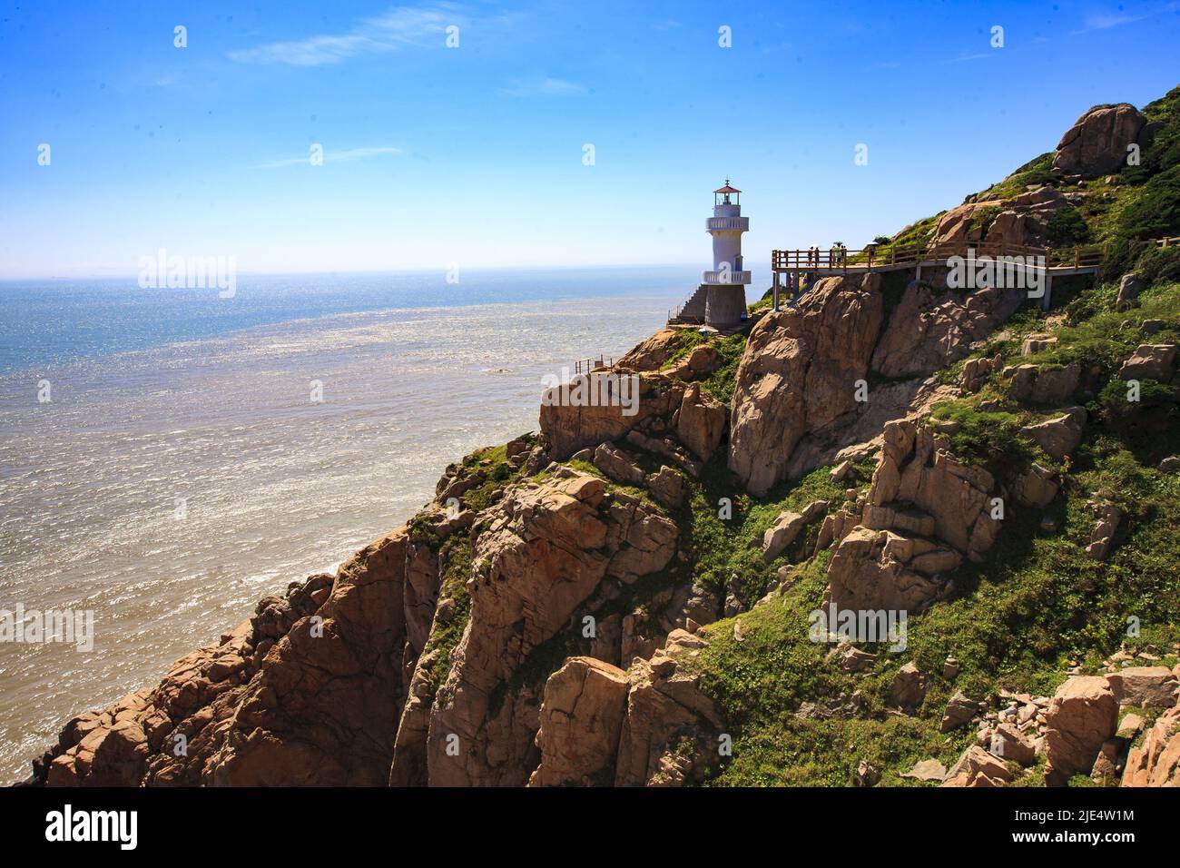 Zhejiang zhoushan shengsi Chinese wolfberry island bay scenery Stock ...