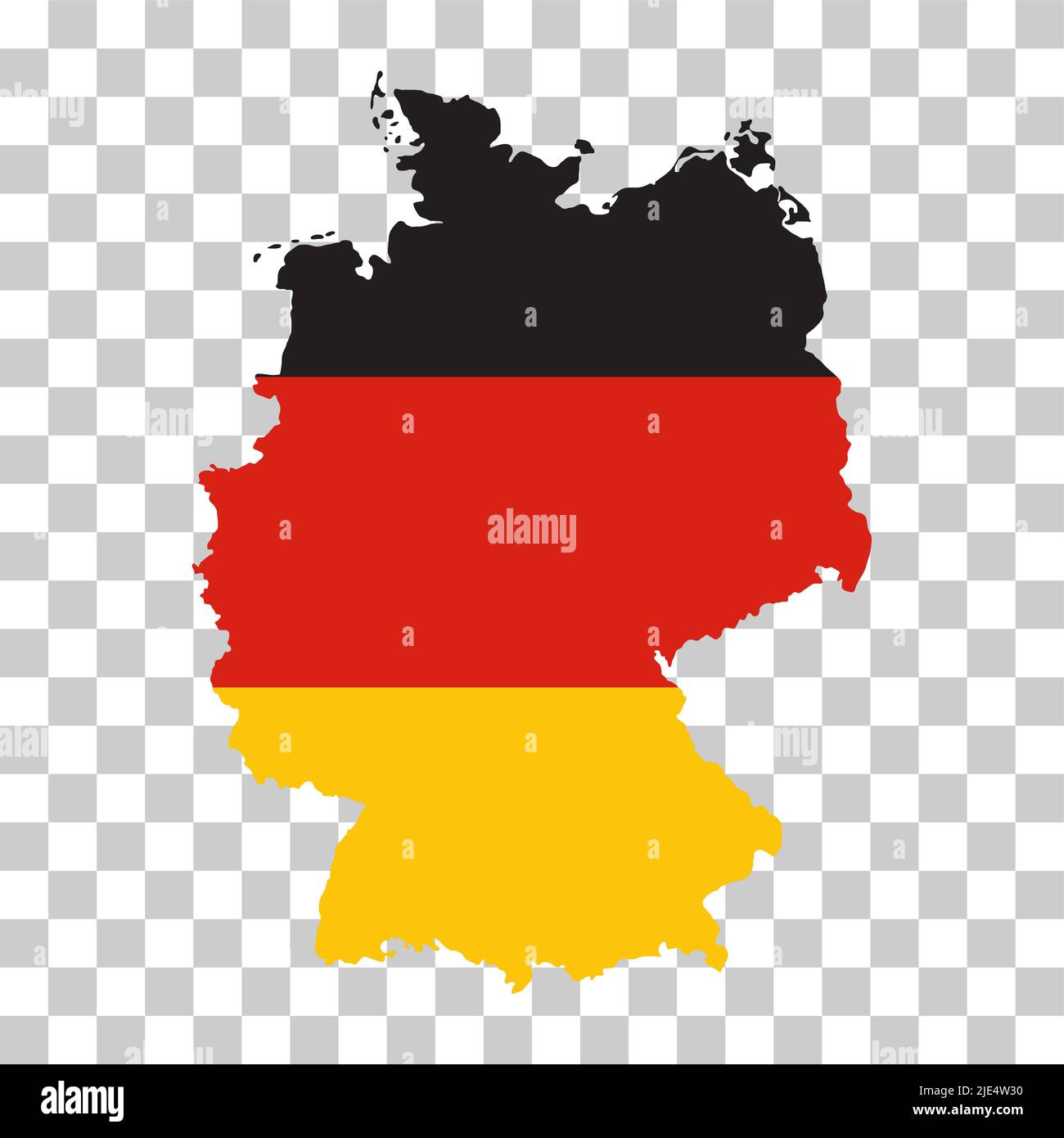 Germany map icon, geography blank concept, isolated graphic background ...