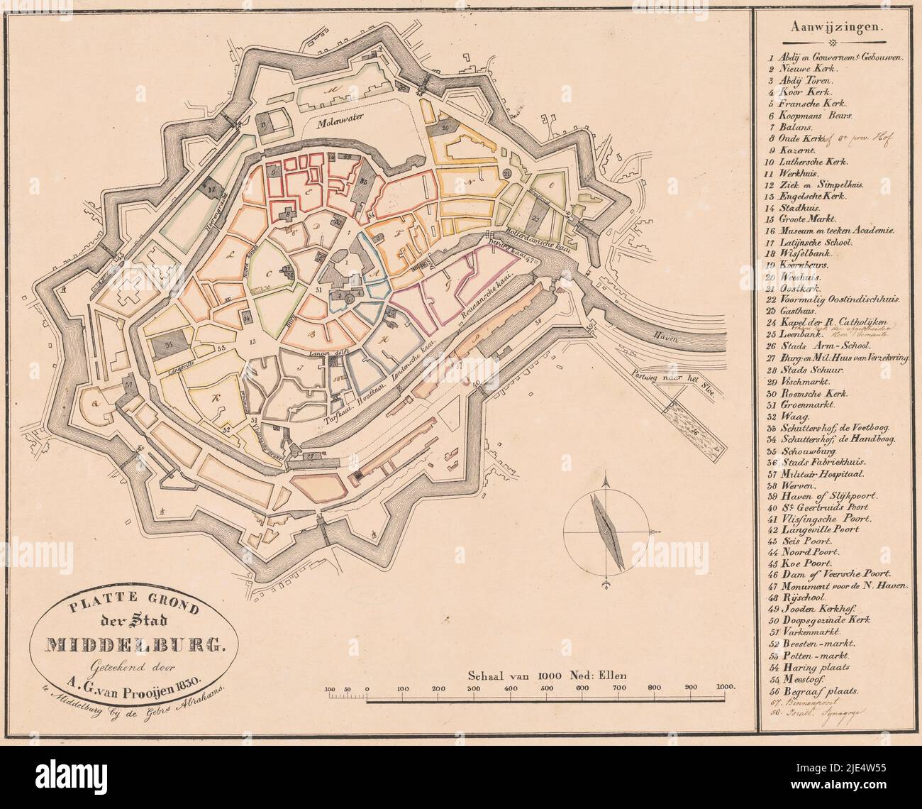 Middelburg floor plan hi-res stock photography and images - Alamy