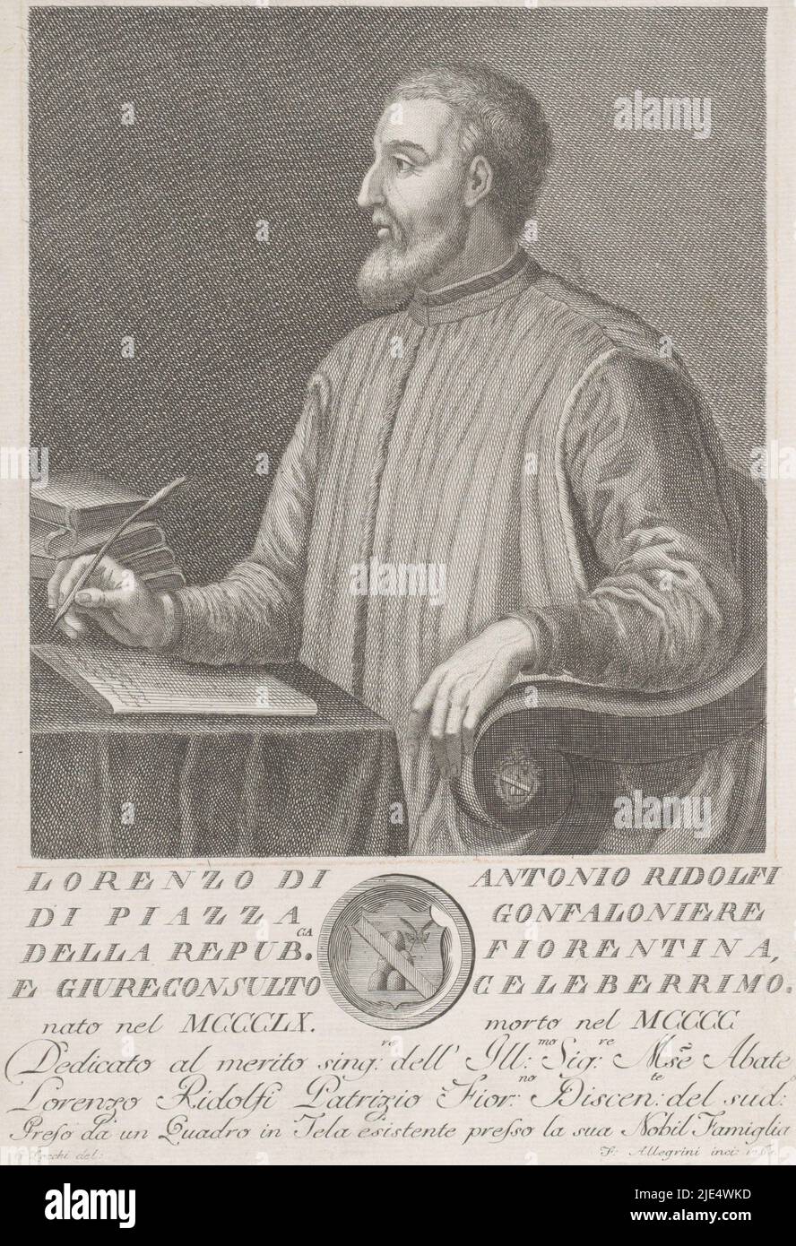 Lorenzo antonio ridolfi portraits hi-res stock photography and images ...