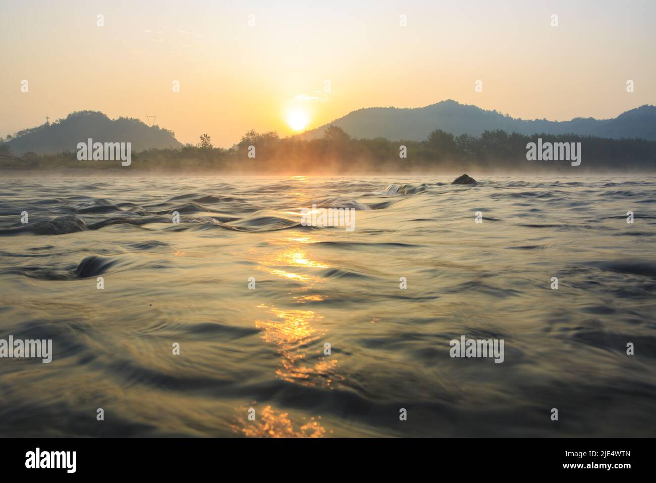 Zhejiang taizhou xianju YongAnXi brook Stock Photo - Alamy