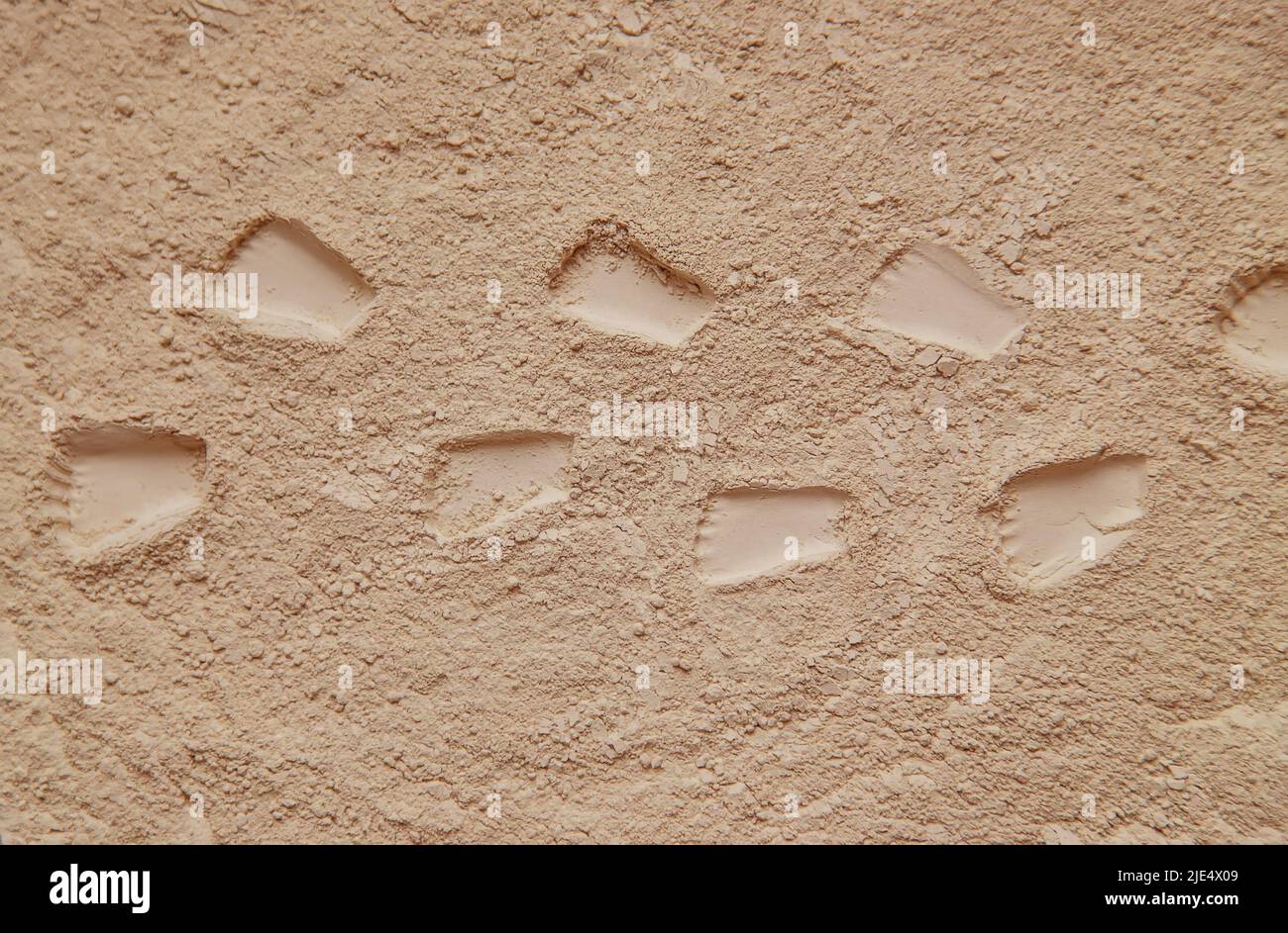 Mask clay powder spa texture for face and body. Selective focus Stock ...