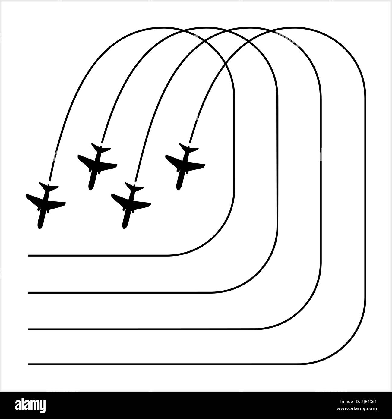 Airplane Flying Formation, Air Show Display, The Disciplined Flight ...