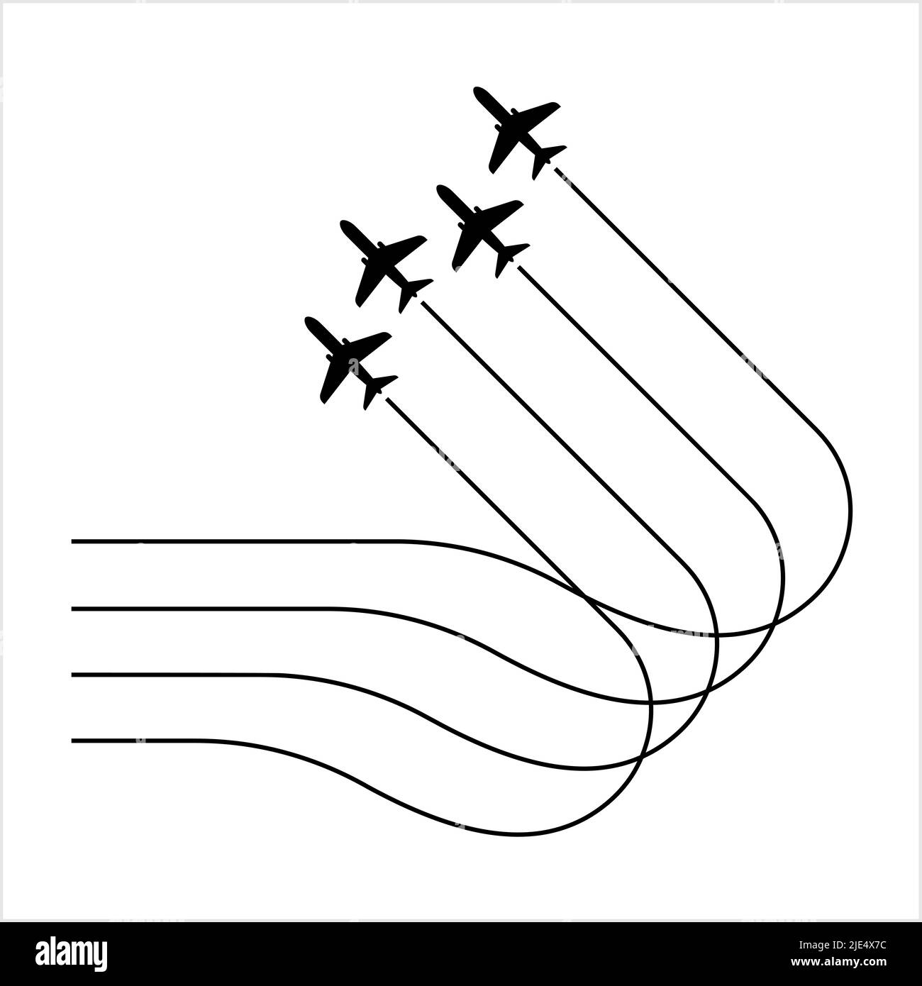 Airplane Flying Formation, Air Show Display, The Disciplined Flight ...