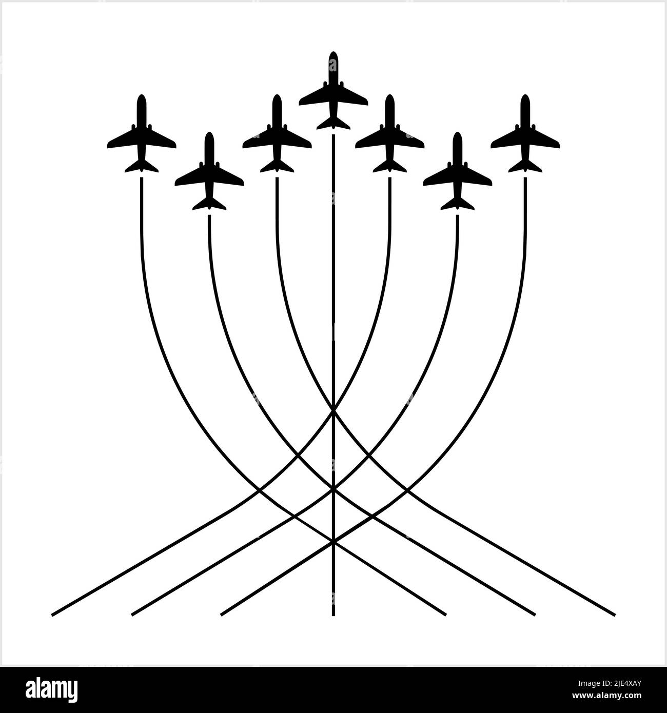 Airplane Flying Formation, Air Show Display, The Disciplined Flight ...