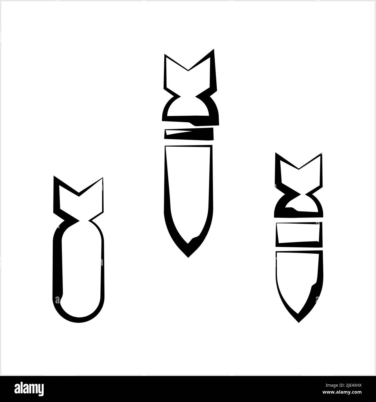 Bomb Icon, Explosive Device Vector Art Illustration Stock Vector Image ...