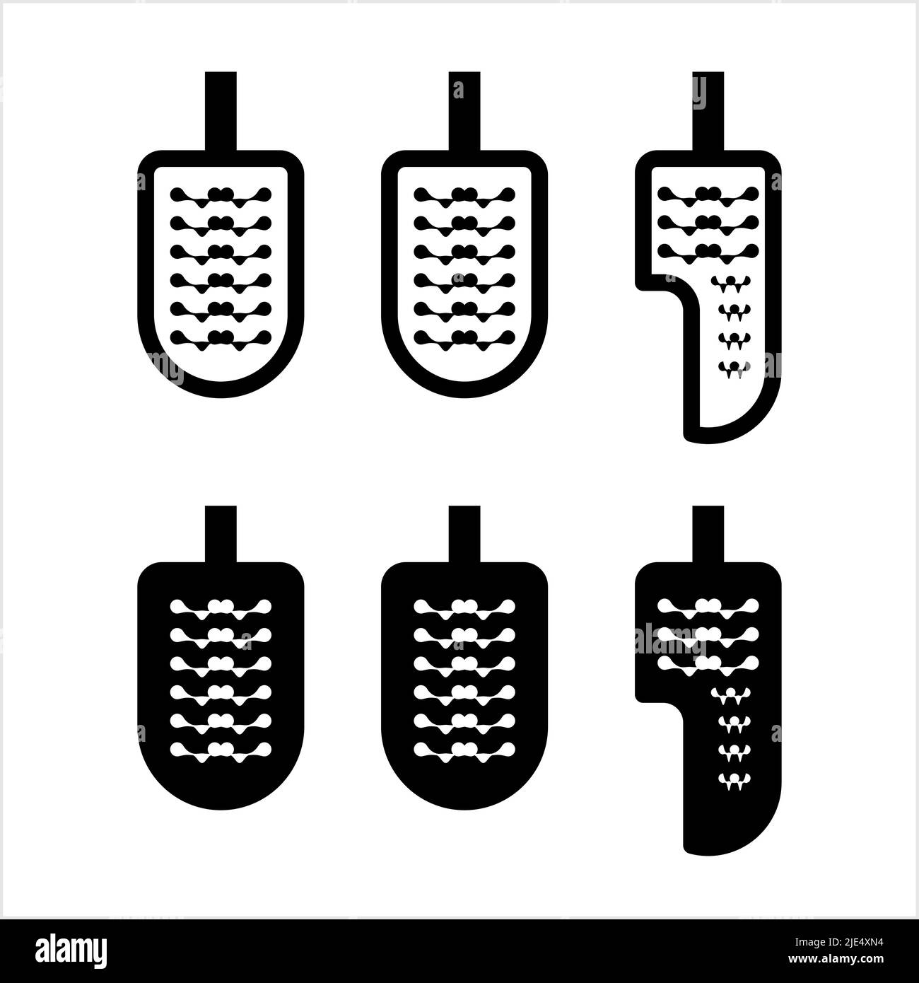 Car Pedal Icon Vector Art Illustration Stock Vector Image & Art - Alamy