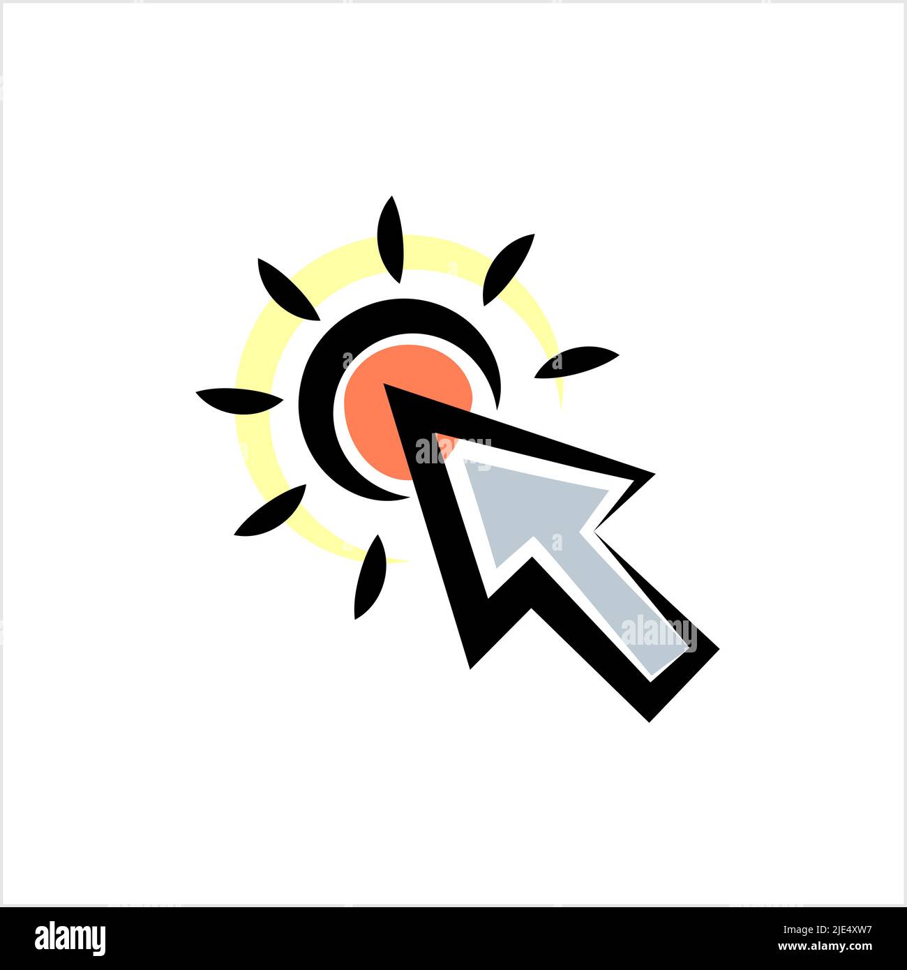 Cursor Click Icon Vector Art Illustration Stock Vector Image & Art - Alamy