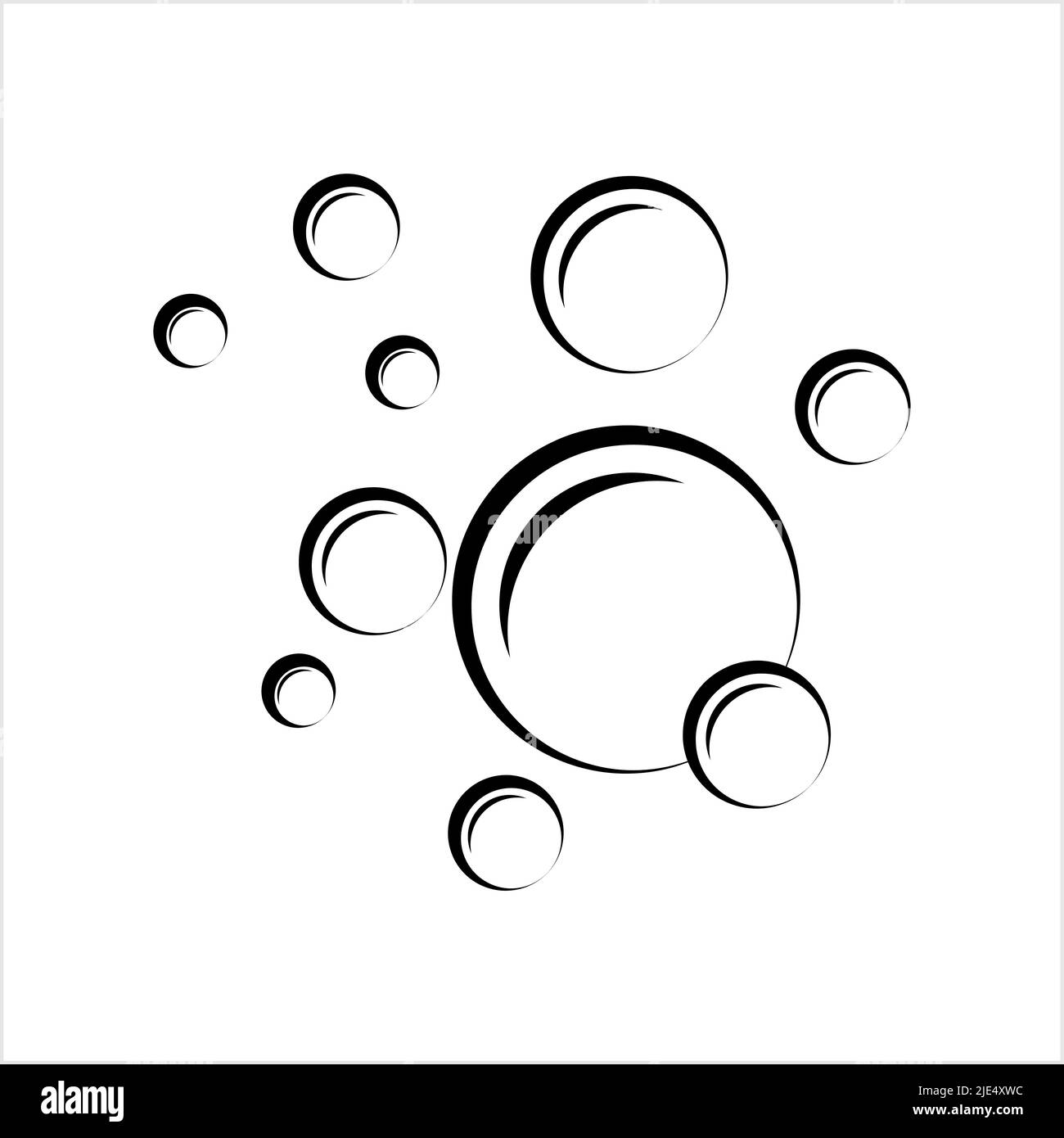 Bubble Icon Water Bubble Icon Vector Art Illustration Stock Vector Image And Art Alamy