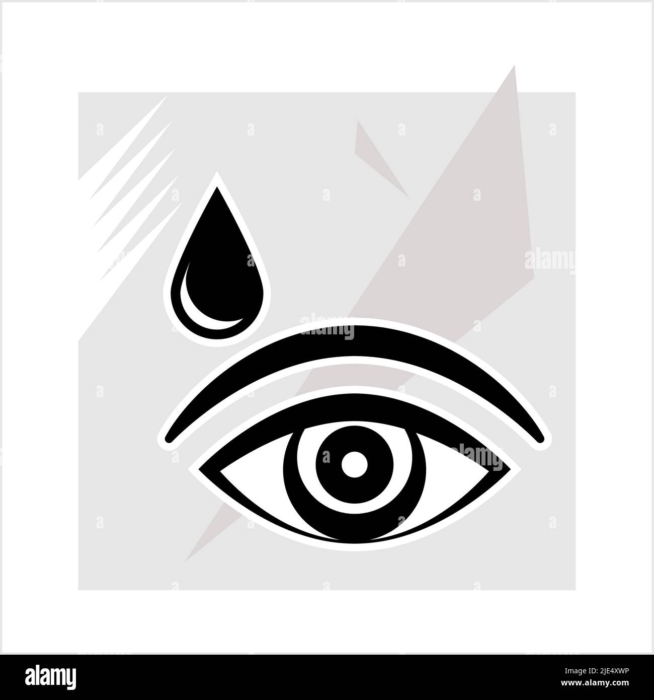 Eye Drop Icon Vector Art Illustration Stock Vector Image & Art - Alamy