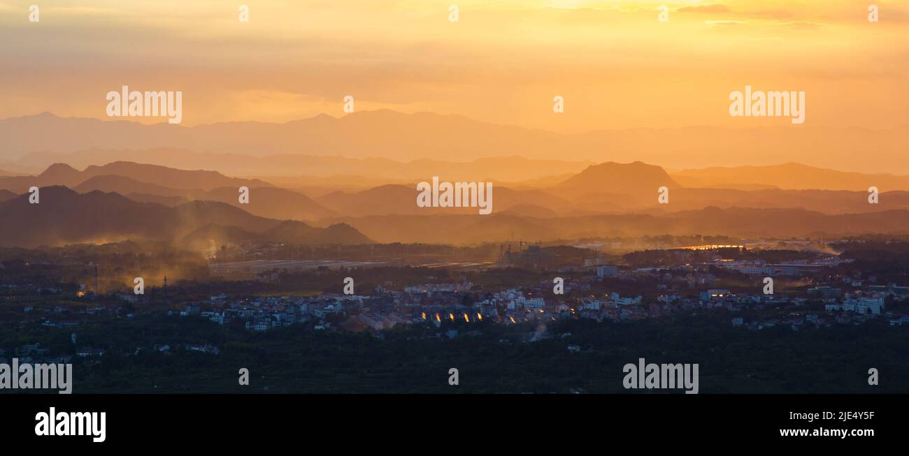 Zhejiang shaoxing xinchang young town village scenery Stock Photo - Alamy