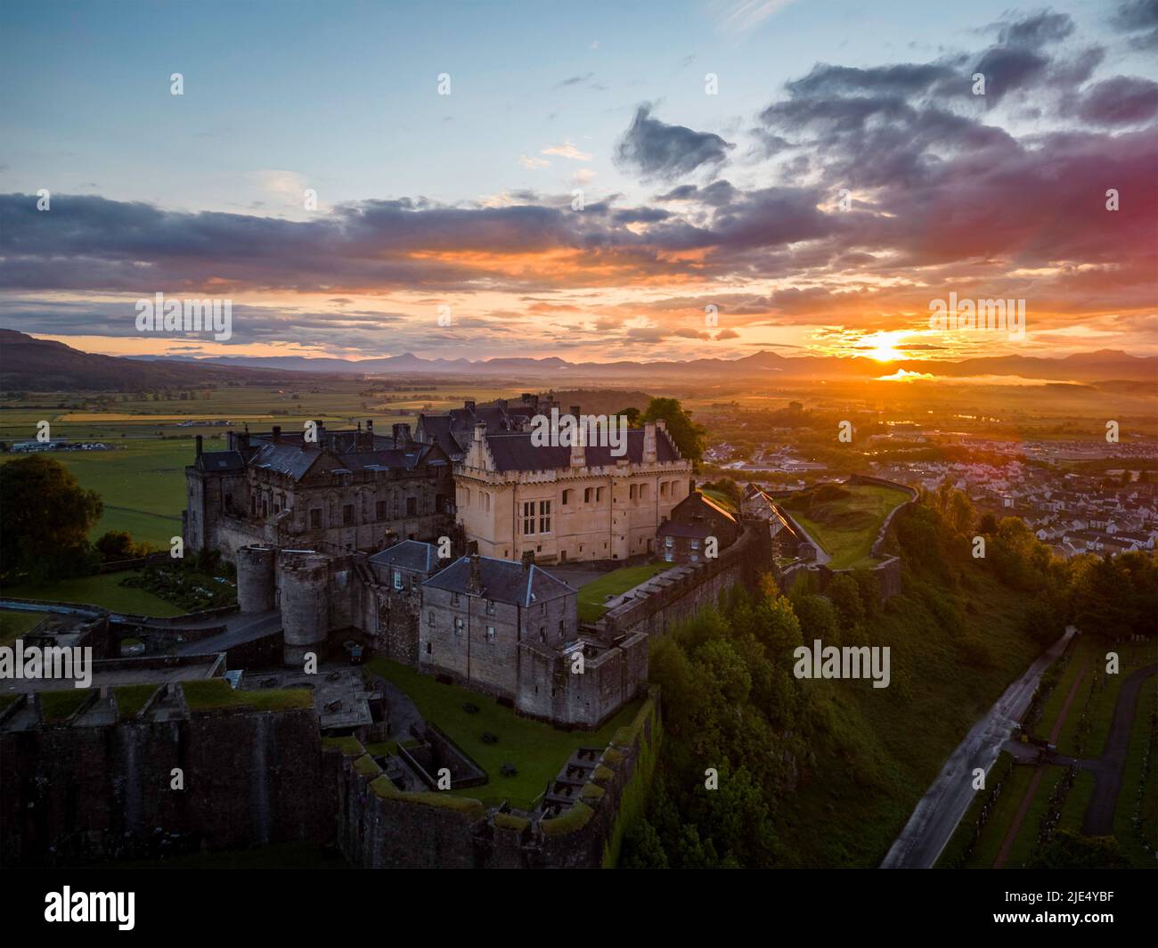 Stirling Castle Sunset, Stirling, Scotland, UK Stock Photo - Alamy