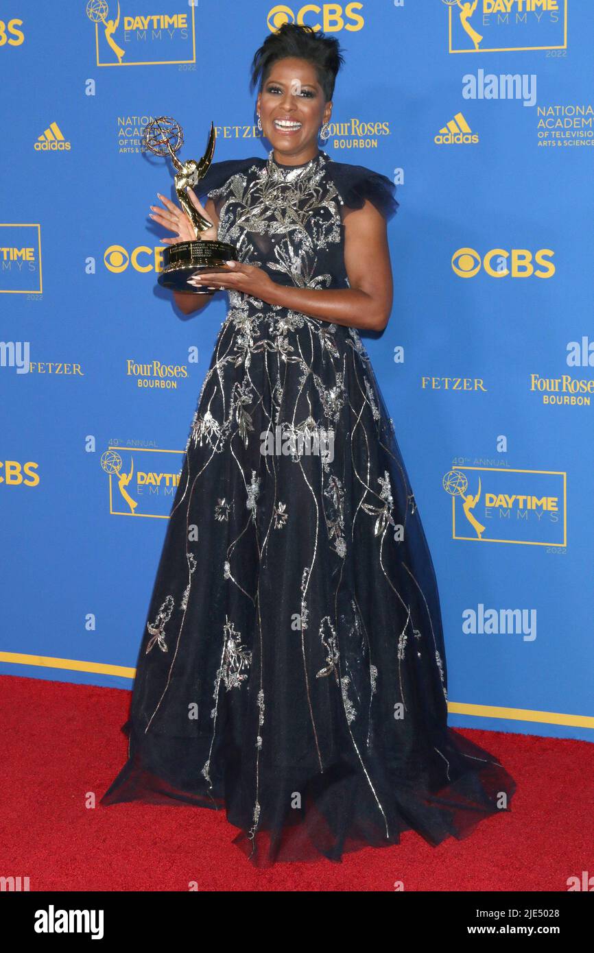 LOS ANGELES - JUN 24: Tamron Hall at the 49th Daytime Emmys Awards at ...