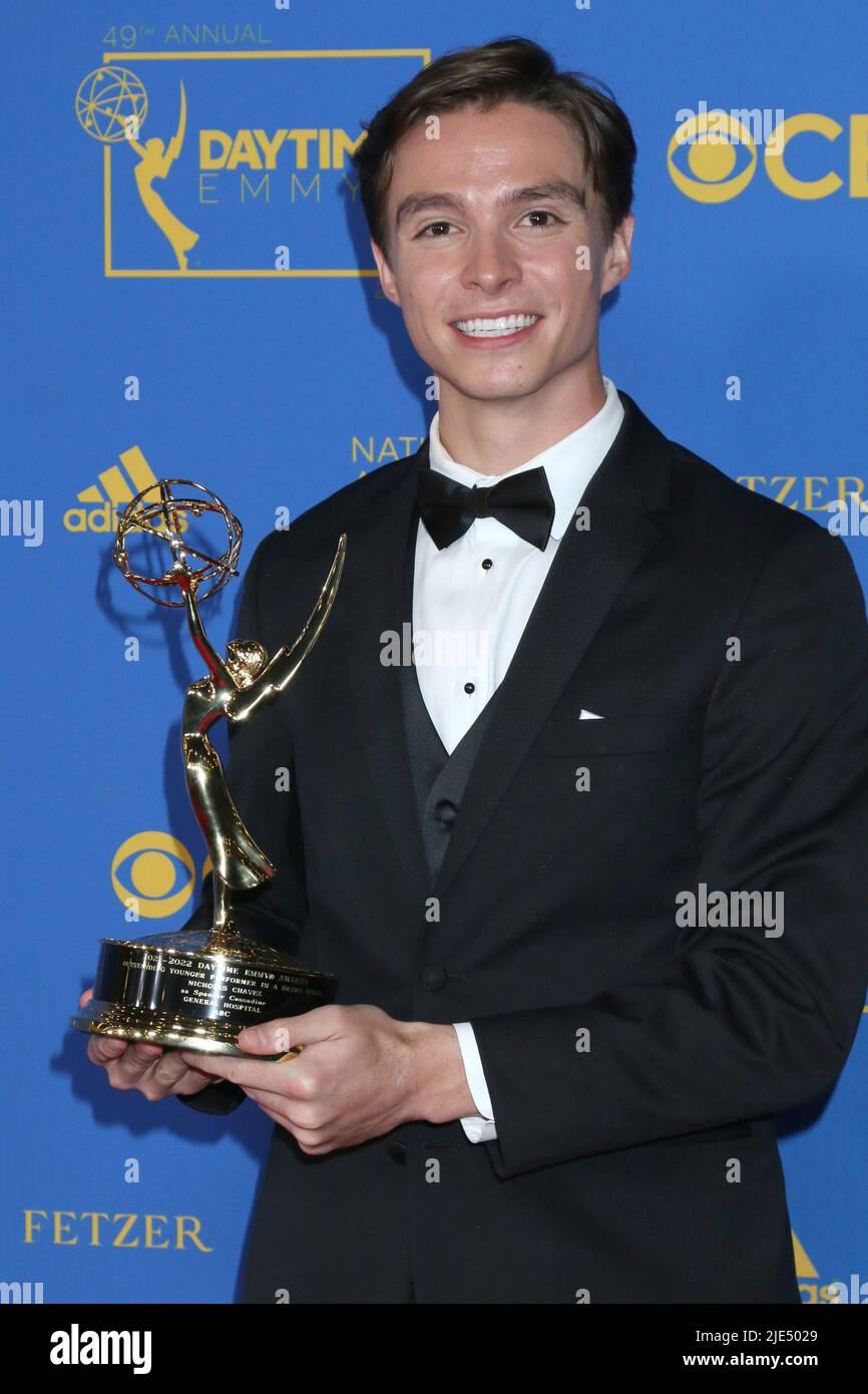 LOS ANGELES - JUN 24: Nicholas Alexander Chavez at the 49th Daytime ...