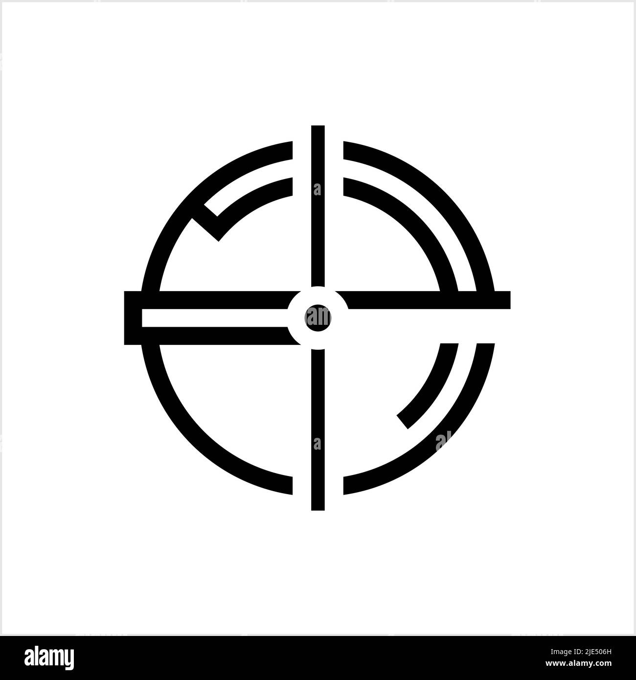 Target Icon, Target Board Vector Art Illustration Stock Vector Image ...
