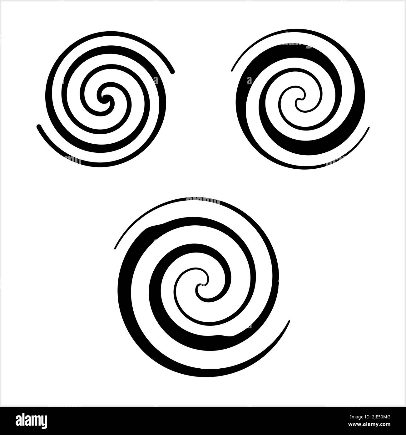 Spiral Design, Spiral Vector Art Illustration Stock Vector Image & Art ...