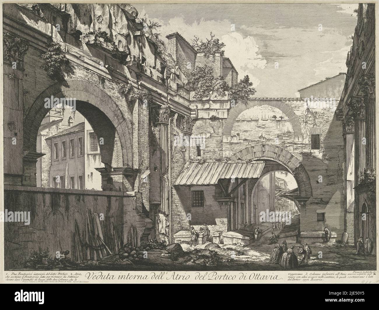 View of porticus octavia hi-res stock photography and images - Alamy