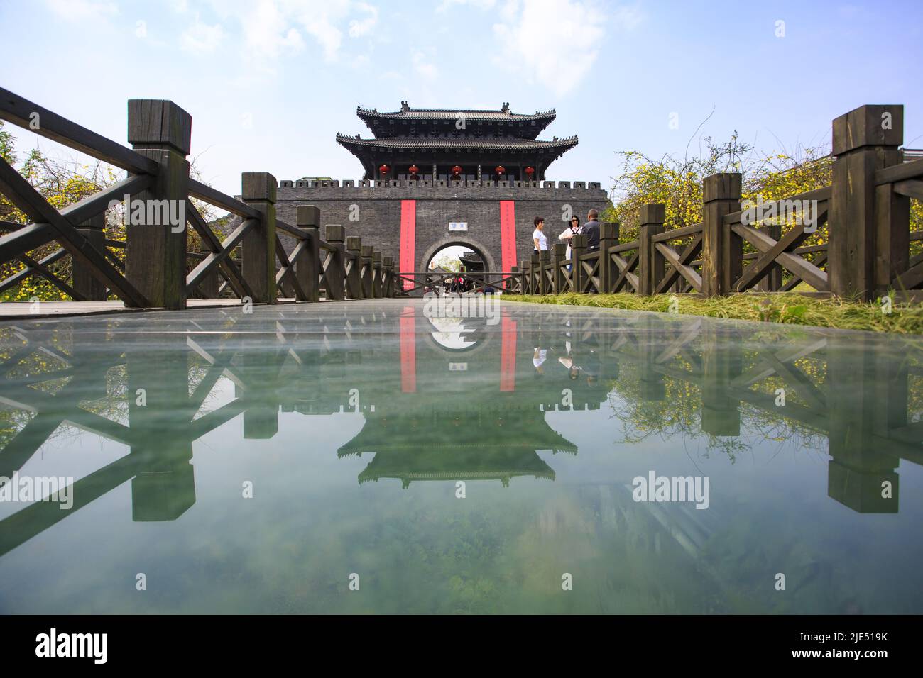 Jiangsu yangzhou dongguan ancient crossing guzhen town the gates and ...