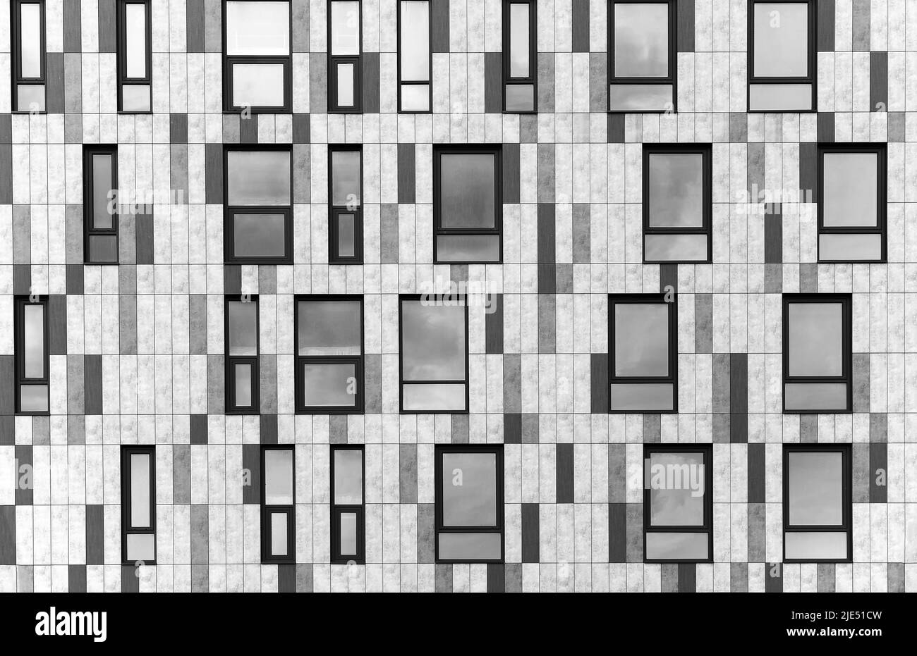 Glass facade on office Black and White Stock Photos & Images - Alamy