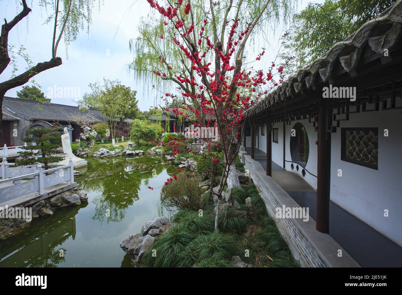 jiangsu taizhou meiyuan mei lanfang memorial buildings Stock Photo - Alamy