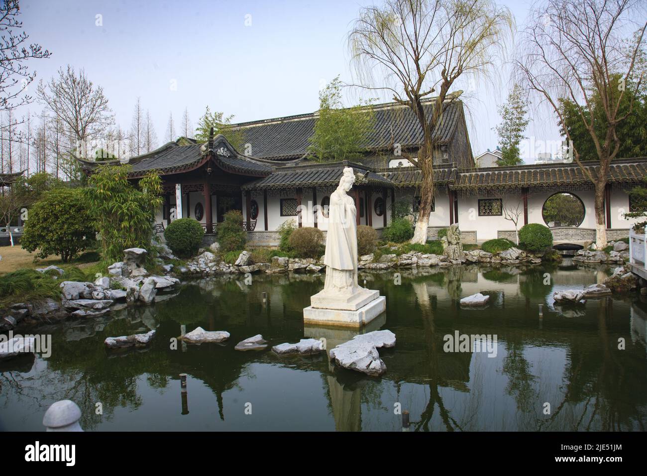 jiangsu taizhou meiyuan mei lanfang memorial buildings Stock Photo - Alamy