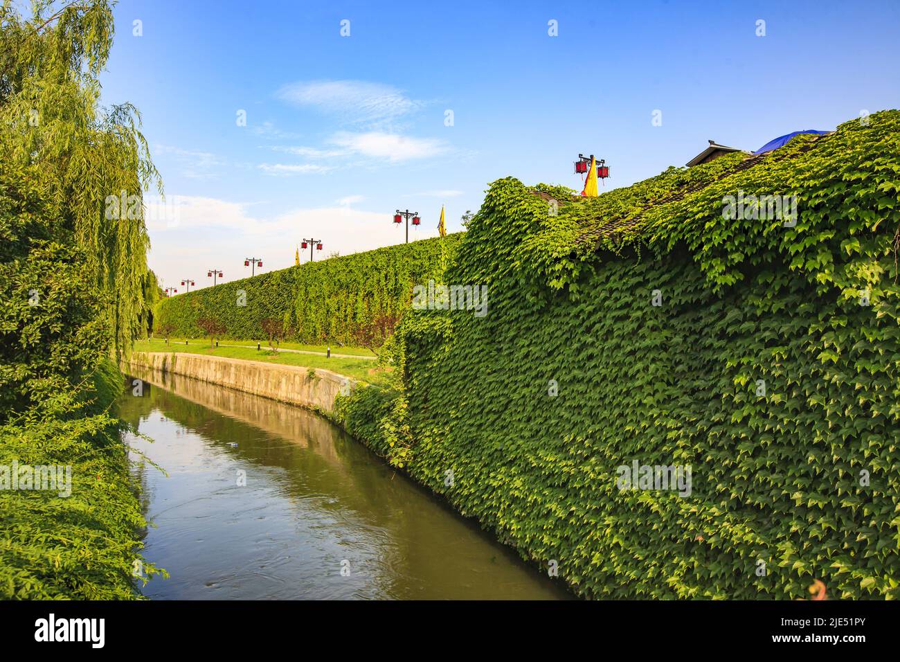 Jiangsu province suzhou pan gate the canal the ancient Han ditch Stock ...