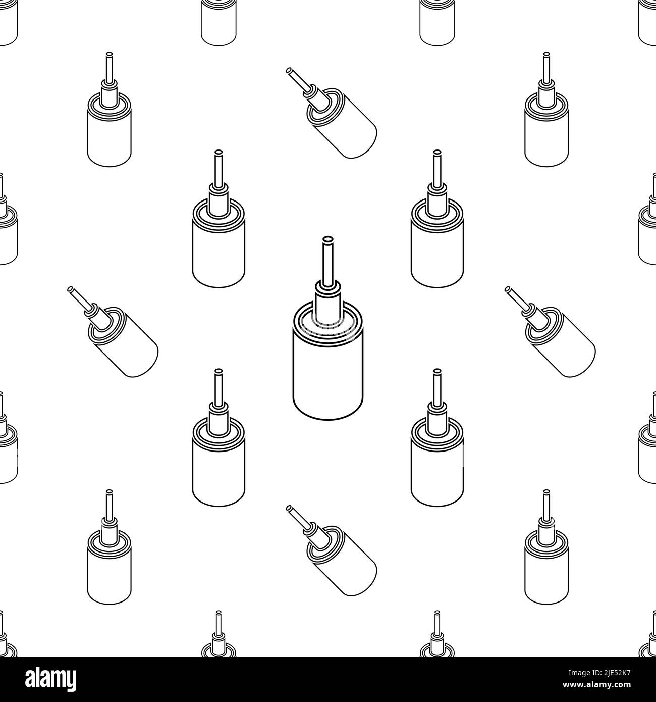 Optical Fiber Icon Seamless Pattern, Higher Bandwidth, Data Cable ...