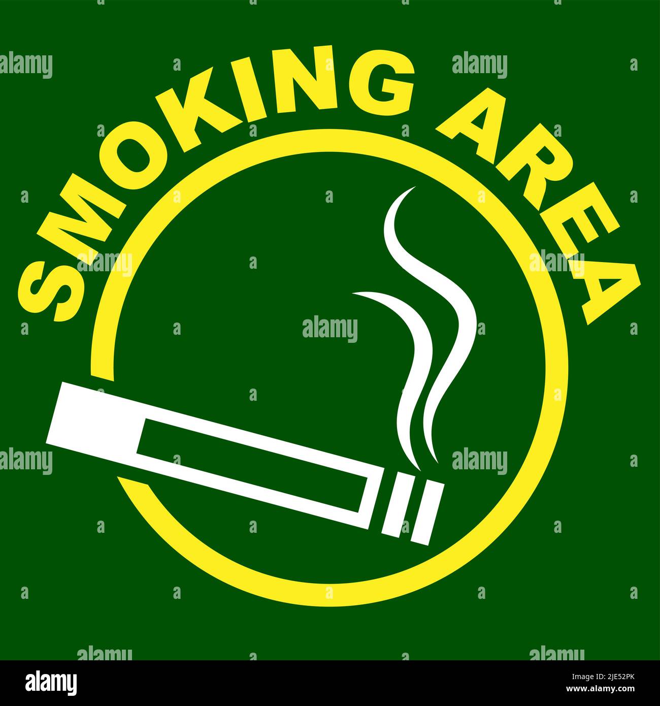Smoking Area Icon, Designated Smoking Area, Smoking Zone Icon Vector ...