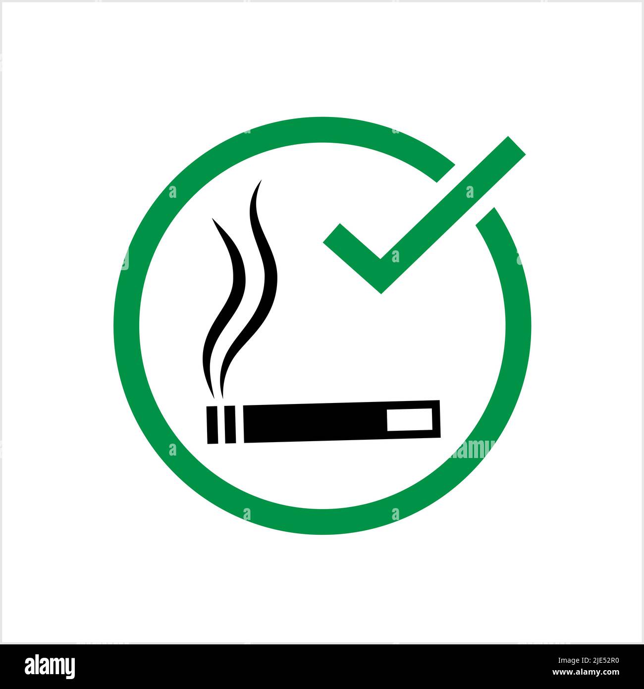 Smoking Area Icon, Designated Smoking Area, Smoking Zone Icon Vector ...