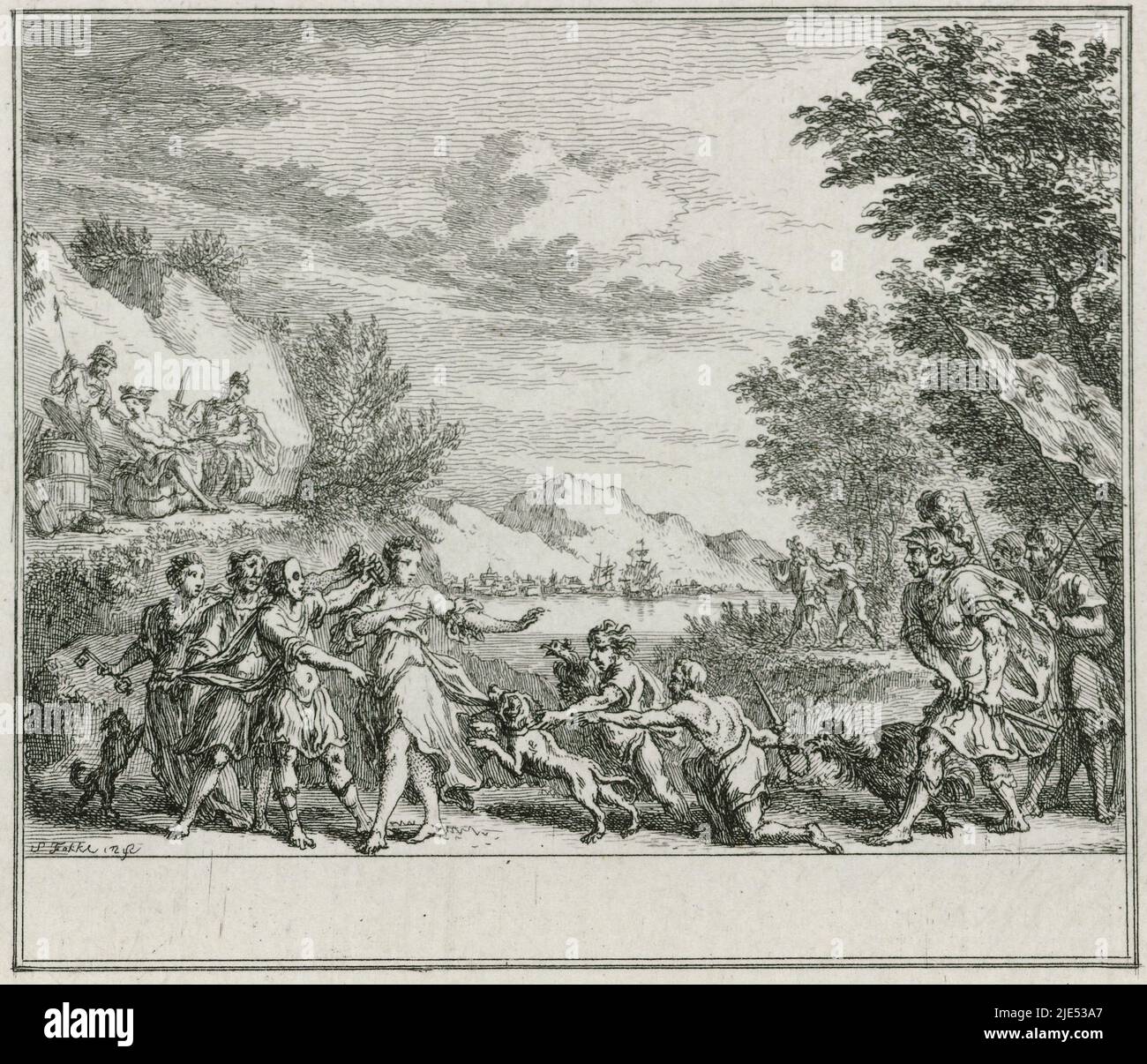 Allegorical representation of the independence of America ...