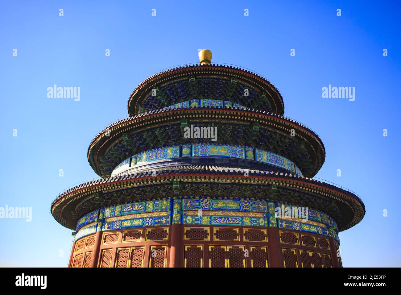 Beijing the temple of heaven ancient architectural structures sunshine ...